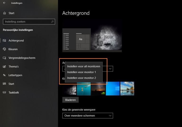 Windows achtergrond instellen | Internet Handleidingen