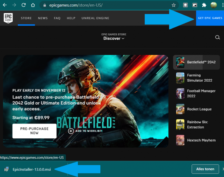 Epic Games installeren | Windows | Internet Handleidingen
