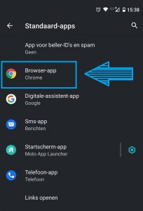 Standaard Browser instellen Android | Internet Handleidingen