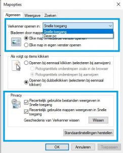 Snelle toegang beheren | Internet Handleidingen