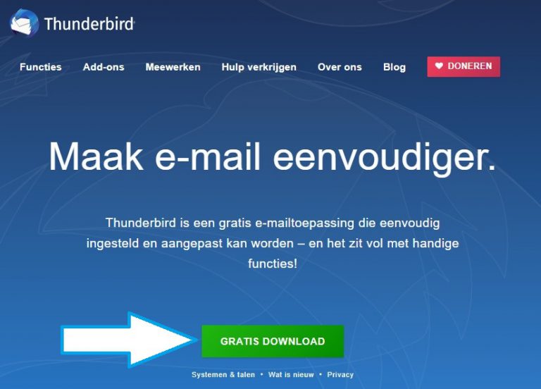 Thunderbird | Internet Handleidingen