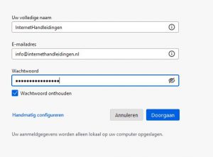 Thunderbird | Internet Handleidingen