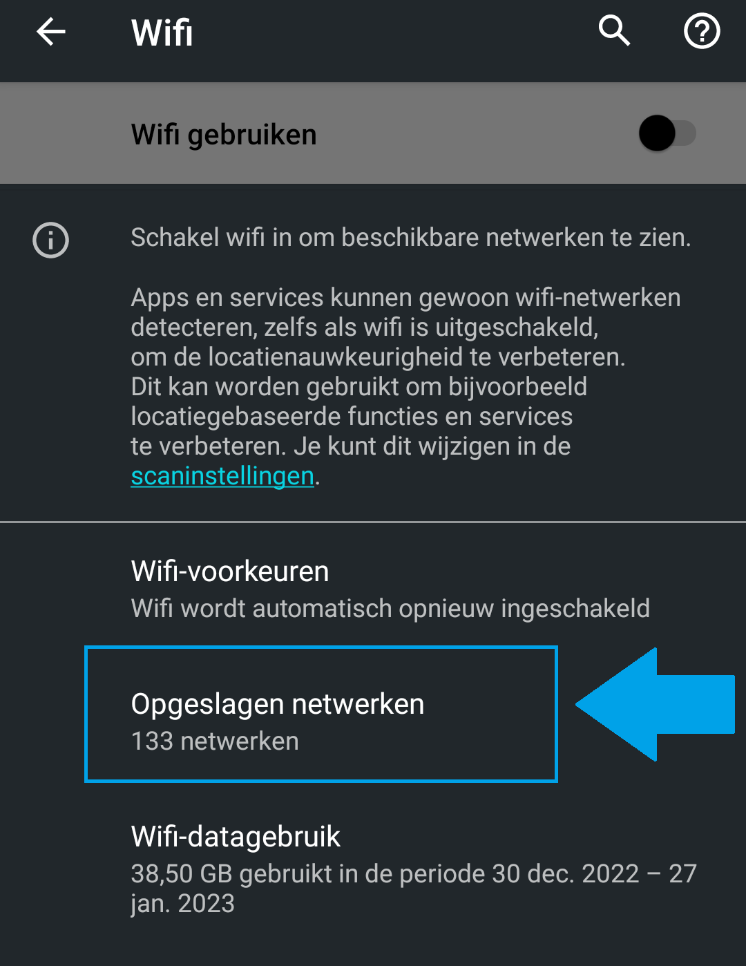 WIFI wachtwoord achterhalen Android | Internet Handleidingen