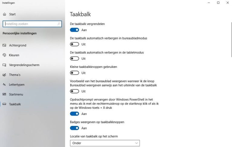 Programma vastmaken aan taakbalk | Internet Handleidingen
