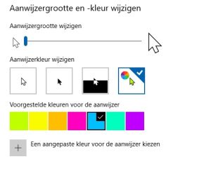 Windows | Muisaanwijzer aanpassen | Internet Handleidingen