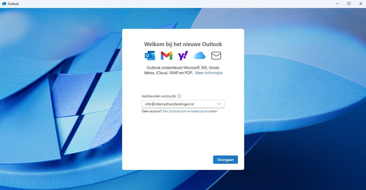 Nieuwe Outlook binnen Windows 11 | Internet Handleidingen